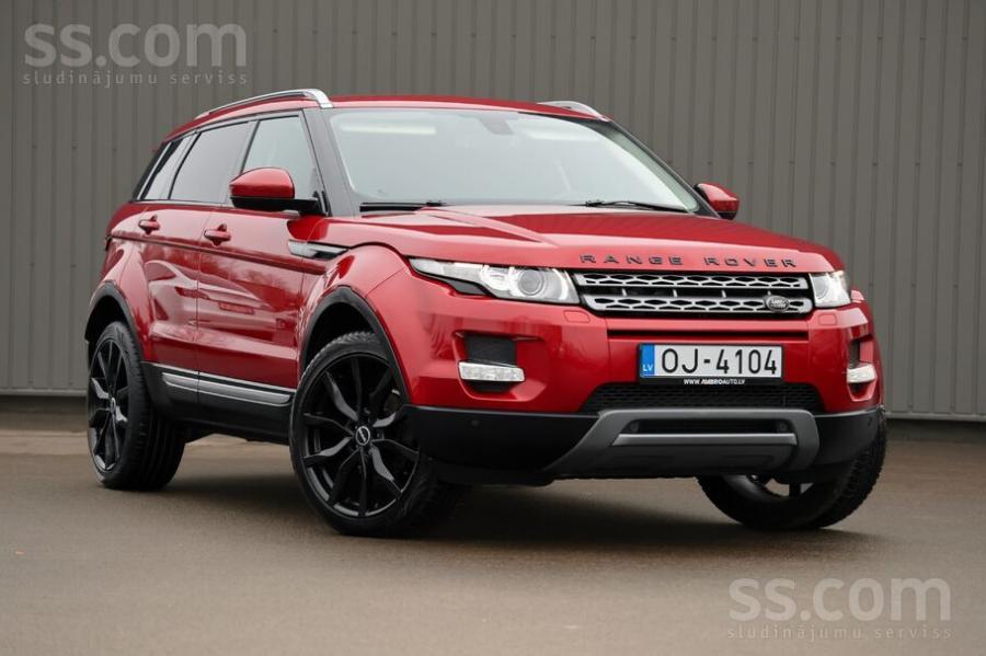 Red Land Rover Range Rover Evoque 2014 in Jelgava, with an engine capacity of 2.20 L and mileage of 0 thousand km for 12850 €, photo 4 on AUTOMOTO.COM.LV