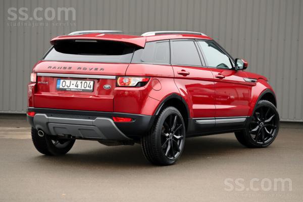 Red Land Rover Range Rover Evoque 2014 in Jelgava, with an engine capacity of 2.20 L and mileage of 0 thousand km for 12850 €, photo 7 on AUTOMOTO.COM.LV