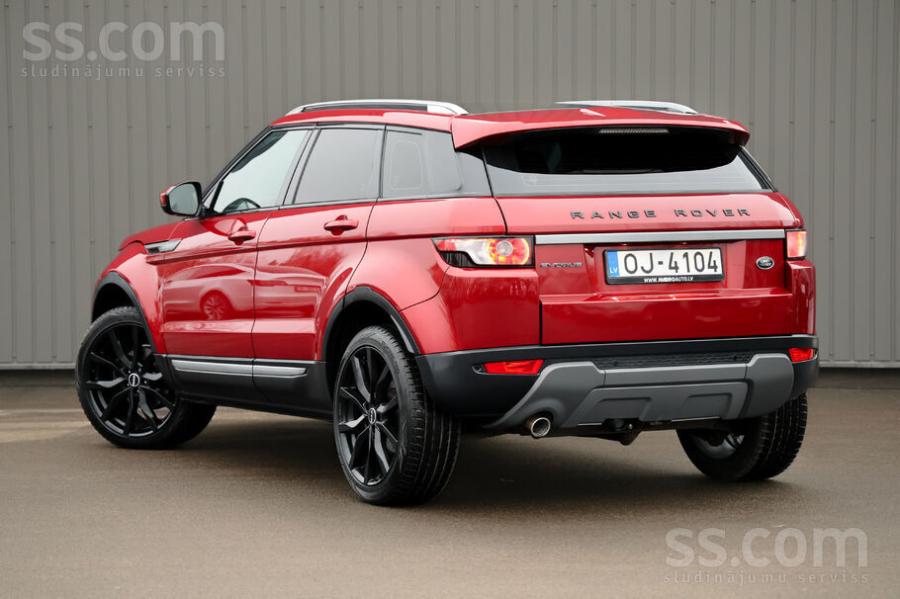 Red Land Rover Range Rover Evoque 2014 in Jelgava, with an engine capacity of 2.20 L and mileage of 0 thousand km for 12850 €, photo 9 on AUTOMOTO.COM.LV