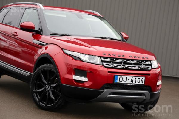 Red Land Rover Range Rover Evoque 2014 in Jelgava, with an engine capacity of 2.20 L and mileage of 0 thousand km for 12850 €, photo 5 on AUTOMOTO.COM.LV