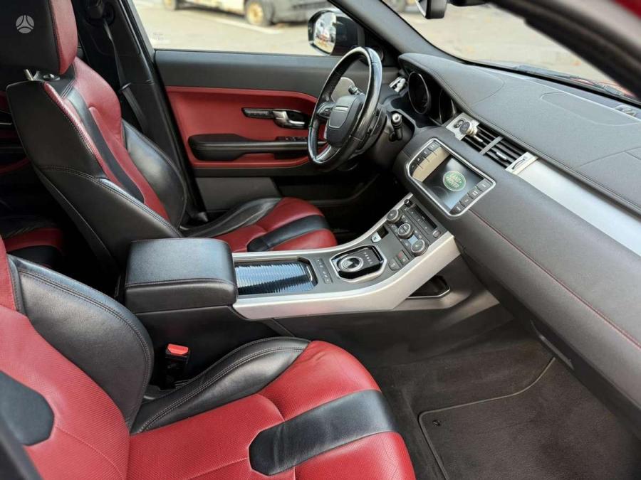 Red Land Rover Range Rover Evoque 2014 in Vilnius, with an engine capacity of 2.00 L and mileage of 146 thousand km for 9800 €, photo 10 on AUTOMOTO.COM.LV