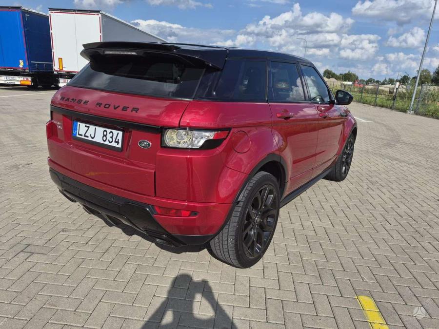 Red Land Rover Range Rover Evoque 2014 in Taurage, with an engine capacity of 2.18 L and mileage of 280 thousand km for 12000 €, photo 7 on AUTOMOTO.COM.LV