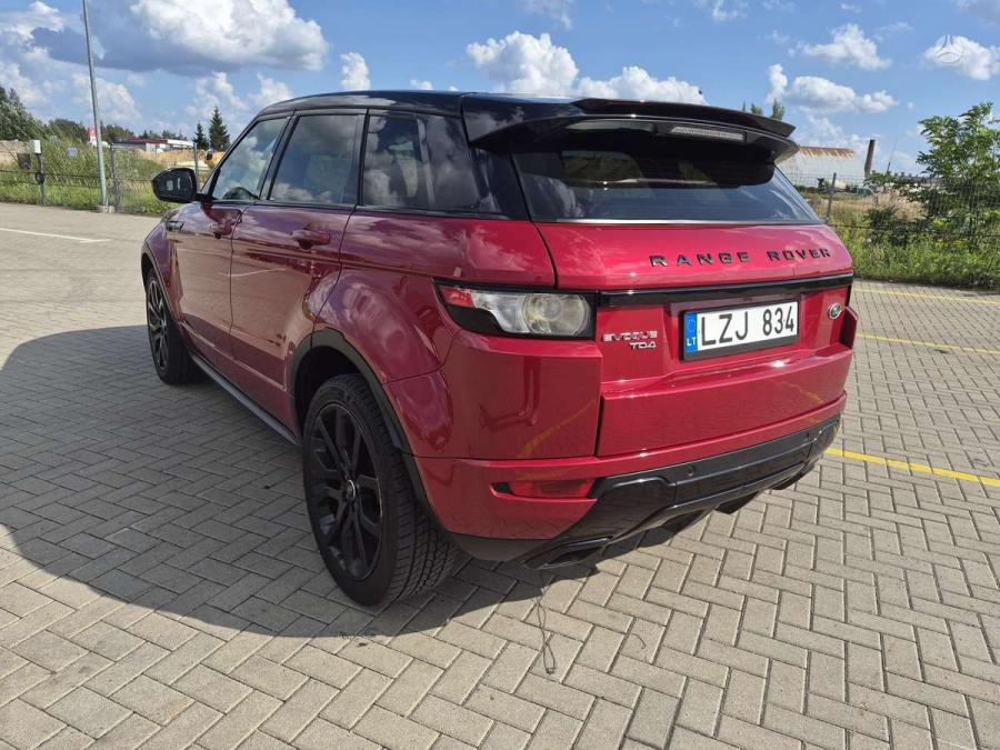 Red Land Rover Range Rover Evoque 2014 in Taurage, with an engine capacity of 2.18 L and mileage of 280 thousand km for 12000 €, photo 8 on AUTOMOTO.COM.LV