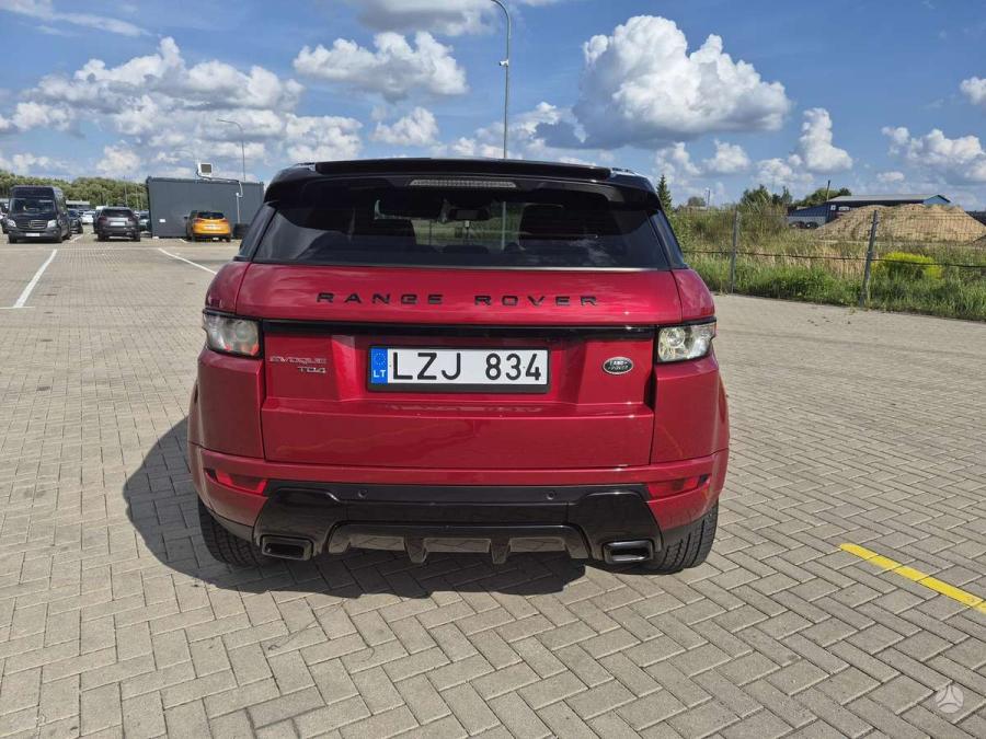 Red Land Rover Range Rover Evoque 2014 in Taurage, with an engine capacity of 2.18 L and mileage of 280 thousand km for 12000 €, photo 9 on AUTOMOTO.COM.LV