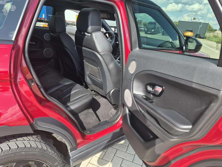 Red Land Rover Range Rover Evoque 2014 in Taurage, with an engine capacity of 2.18 L and mileage of 280 thousand km for 12000 €, photo 13 on AUTOMOTO.COM.LV