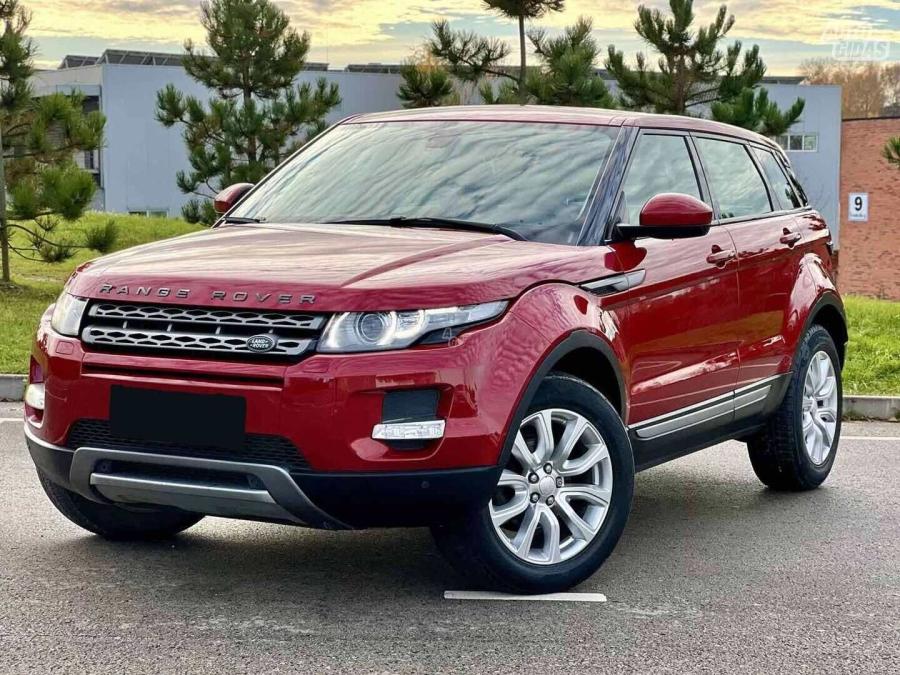 Sarkans Land Rover Range Rover Evoque 2014 Šauļi, ar dzinēja tilpumu 2.20 L un nobraukumu 210 tūkst. km par 9850 €, foto 4 vietnē AUTOMOTO.COM.LV