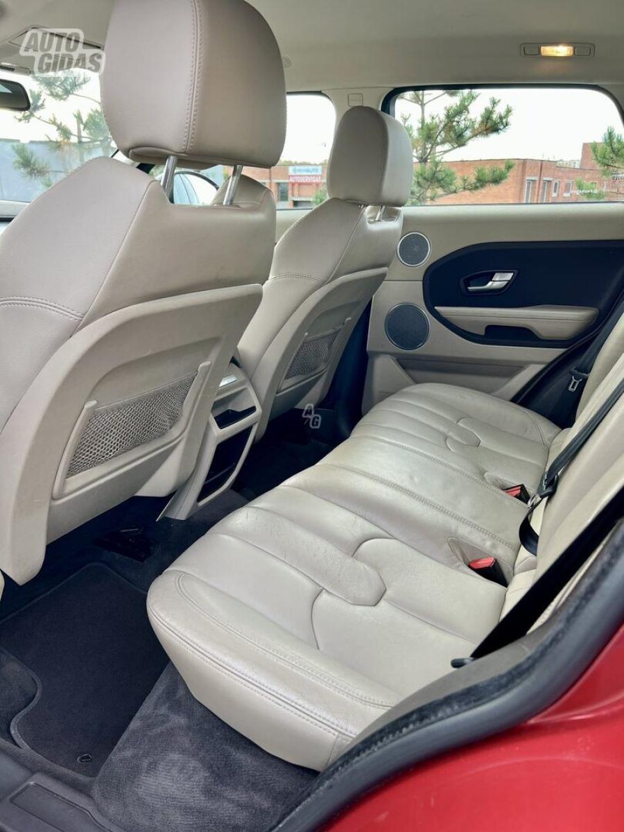 Sarkans Land Rover Range Rover Evoque 2014 Šauļi, ar dzinēja tilpumu 2.20 L un nobraukumu 210 tūkst. km par 9850 €, foto 11 vietnē AUTOMOTO.COM.LV