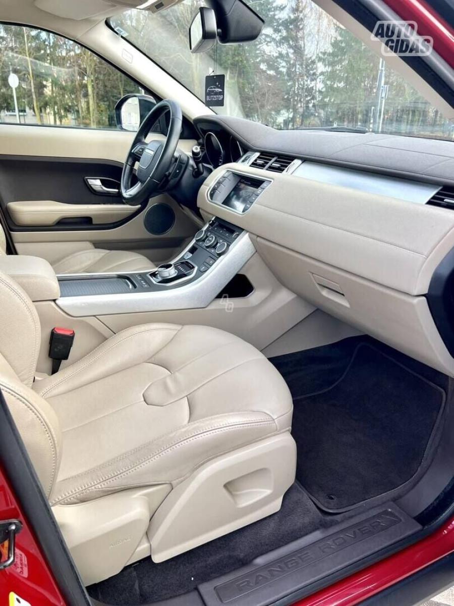 Sarkans Land Rover Range Rover Evoque 2014 Šauļi, ar dzinēja tilpumu 2.20 L un nobraukumu 210 tūkst. km par 9850 €, foto 13 vietnē AUTOMOTO.COM.LV