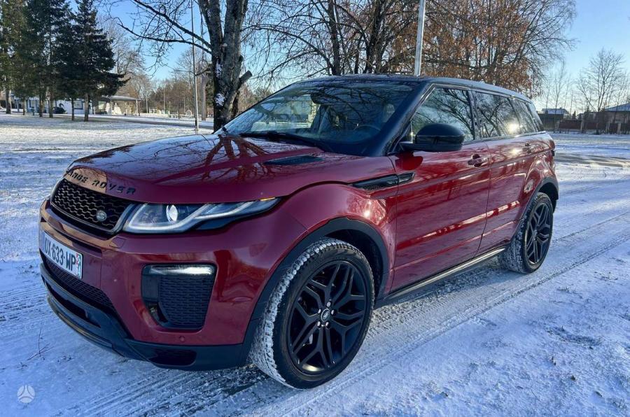 Sarkans Land Rover Range Rover Evoque 2015 Tauragė, ar dzinēja tilpumu 2.00 L un nobraukumu 177 tūkst. km par 11600 €, foto 1 vietnē AUTOMOTO.COM.LV