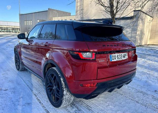 Red Land Rover Range Rover Evoque 2015 in Taurage, with an engine capacity of 2.00 L and mileage of 177 thousand km for 11600 €, photo 2 on AUTOMOTO.COM.LV