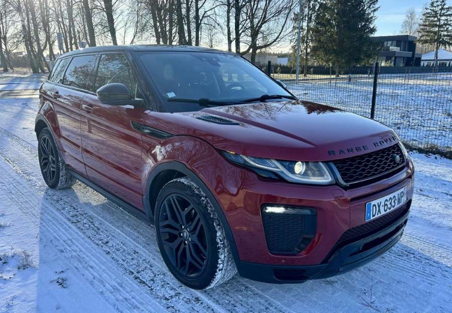 Sarkans Land Rover Range Rover Evoque 2015 Tauragė, ar dzinēja tilpumu 2.00 L un nobraukumu 177 tūkst. km par 11600 €, foto 5 vietnē AUTOMOTO.COM.LV