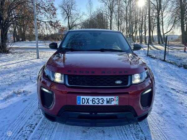 Red Land Rover Range Rover Evoque 2015 in Taurage, with an engine capacity of 2.00 L and mileage of 177 thousand km for 11600 €, photo 6 on AUTOMOTO.COM.LV