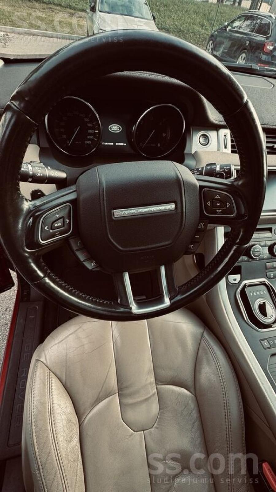 Red Land Rover Range Rover Evoque 2015 in Riga, with an engine capacity of 2.20 L and mileage of 234 thousand km for 10700 €, photo 7 on AUTOMOTO.COM.LV