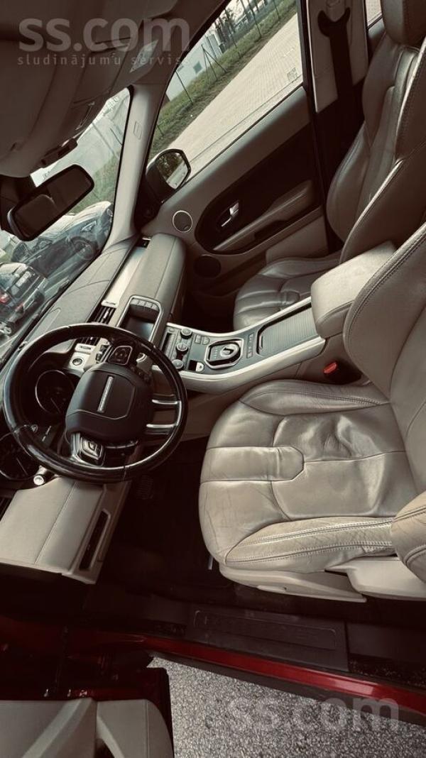 Red Land Rover Range Rover Evoque 2015 in Riga, with an engine capacity of 2.20 L and mileage of 234 thousand km for 10700 €, photo 9 on AUTOMOTO.COM.LV