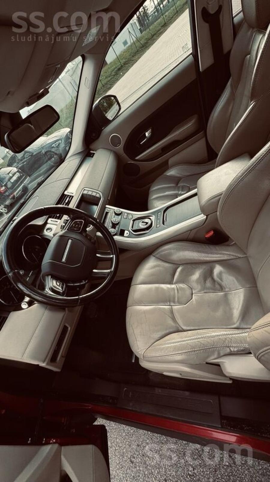 Red Land Rover Range Rover Evoque 2015 in Riga, with an engine capacity of 2.20 L and mileage of 234 thousand km for 10700 €, photo 10 on AUTOMOTO.COM.LV