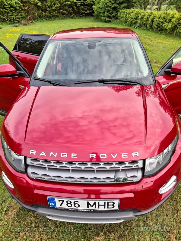 Red Land Rover Range Rover Evoque 2015 in Haapsalu, with an engine capacity of 2.20 L and mileage of 141 thousand km for 15400 €, photo 4 on AUTOMOTO.COM.LV