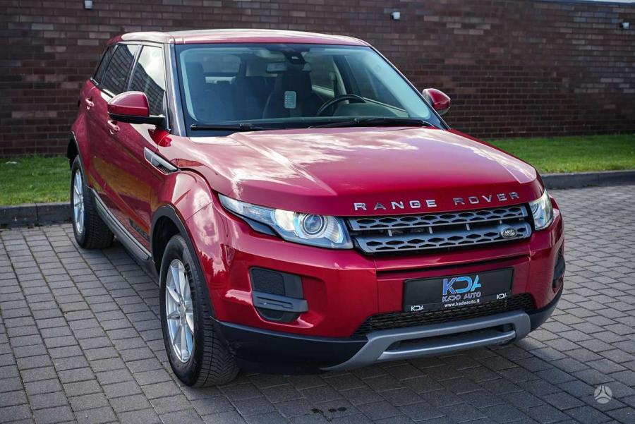 Sarkans Land Rover Range Rover Evoque 2015 Marijampole, ar dzinēja tilpumu 2.18 L un nobraukumu 289 tūkst. km par 10750 €, foto 3 vietnē AUTOMOTO.COM.LV