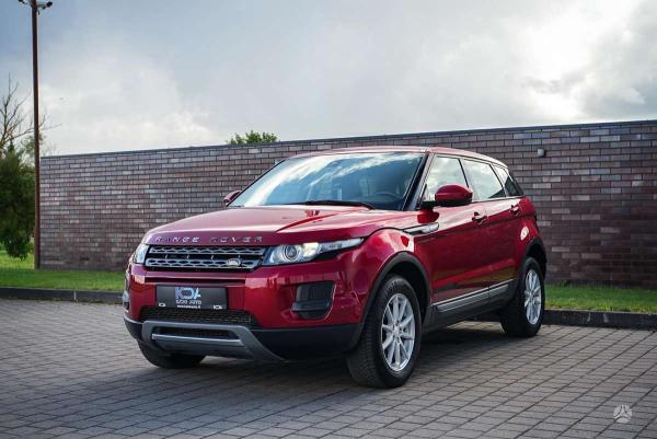 Red Land Rover Range Rover Evoque 2015 in Marijampole, with an engine capacity of 2.18 L and mileage of 289 thousand km for 10750 €, photo 5 on AUTOMOTO.COM.LV