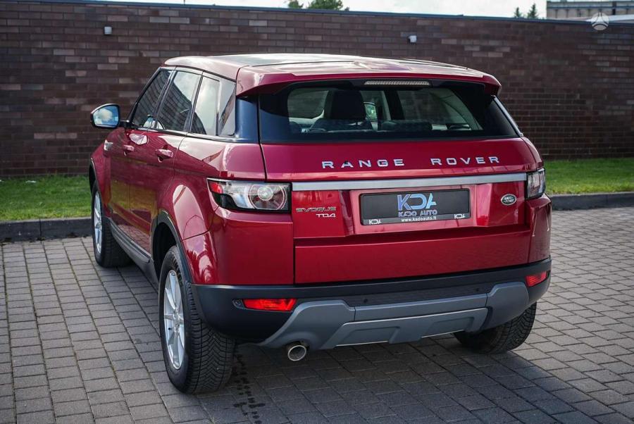 Sarkans Land Rover Range Rover Evoque 2015 Marijampole, ar dzinēja tilpumu 2.18 L un nobraukumu 289 tūkst. km par 10750 €, foto 10 vietnē AUTOMOTO.COM.LV