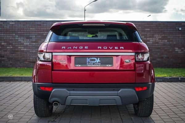 Red Land Rover Range Rover Evoque 2015 in Marijampole, with an engine capacity of 2.18 L and mileage of 289 thousand km for 10750 €, photo 10 on AUTOMOTO.COM.LV