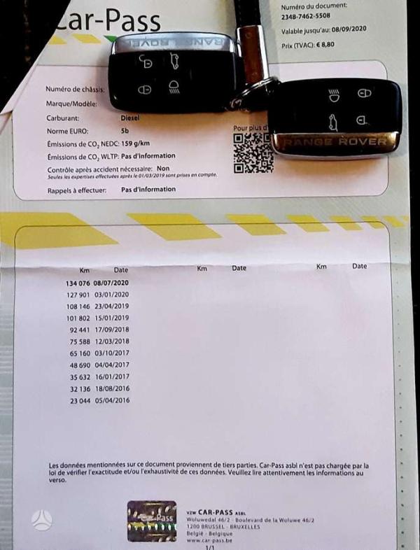 Красный Ленд Ровер Рендж Ровер Эвок 2015 в Утена, объемом двигателя 2.18 л и пробегом 235 тыс. км за 13750 €, фото 2 на AUTOMOTO.COM.LV