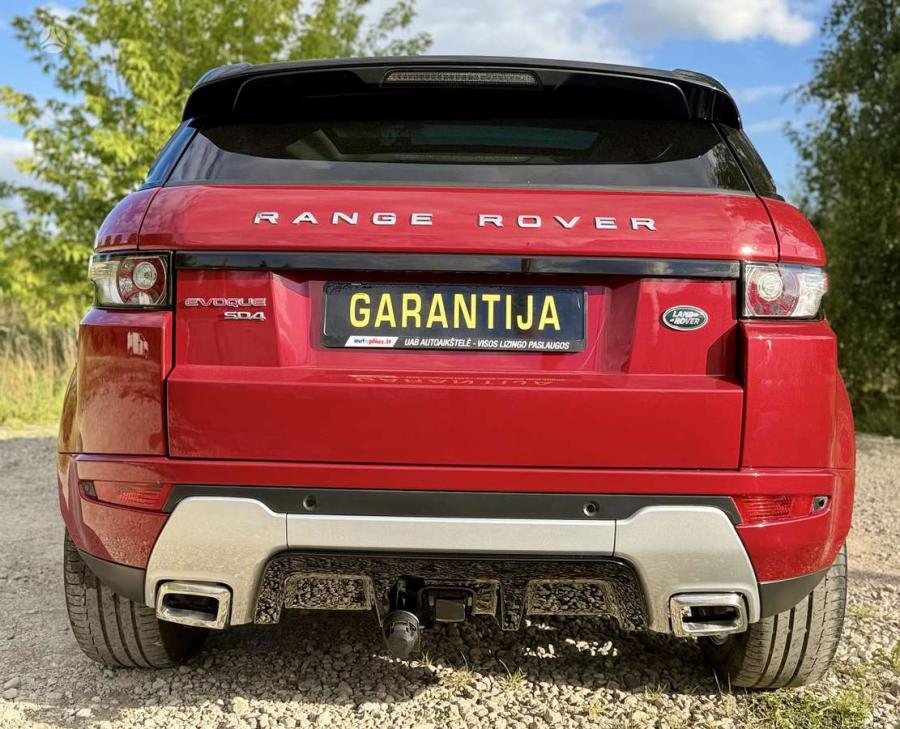 Red Land Rover Range Rover Evoque 2015 in Siauliai, with an engine capacity of 2.18 L and mileage of 275 thousand km for 14999 €, photo 7 on AUTOMOTO.COM.LV
