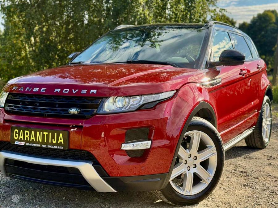 Red Land Rover Range Rover Evoque 2015 in Siauliai, with an engine capacity of 2.18 L and mileage of 275 thousand km for 14999 €, photo 19 on AUTOMOTO.COM.LV