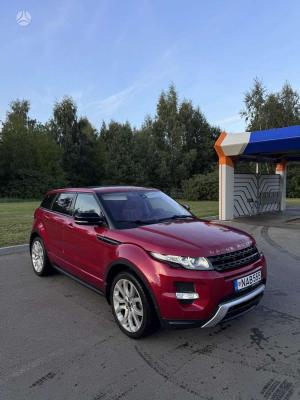 Red Land Rover Range Rover Evoque 2015 in Vilnius, with an engine capacity of 2.00 L and mileage of 126 thousand km for 14500 €, photo  on AUTOMOTO.COM.LV