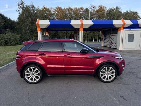 Red Land Rover Range Rover Evoque 2015 in Vilnius, with an engine capacity of 2.00 L and mileage of 126 thousand km for 14500 €, photo 3 on AUTOMOTO.COM.LV