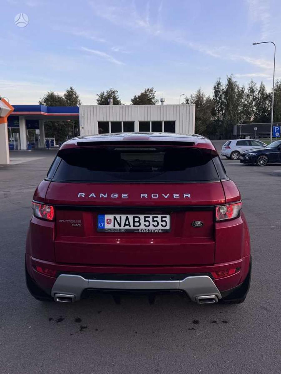 Sarkans Land Rover Range Rover Evoque 2015 Viļņa, ar dzinēja tilpumu 2.00 L un nobraukumu 126 tūkst. km par 14500 €, foto 5 vietnē AUTOMOTO.COM.LV