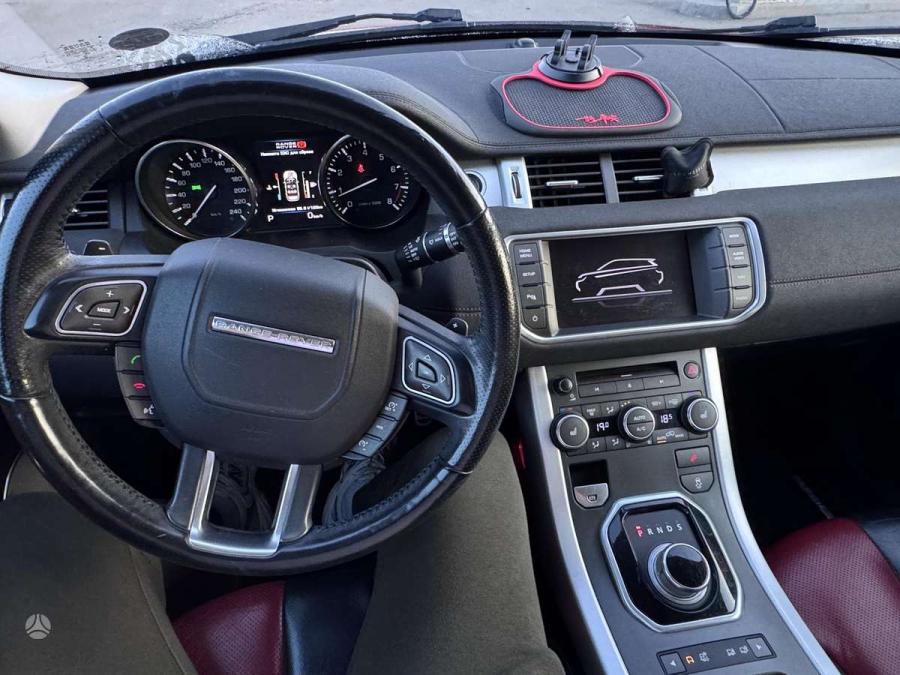 Sarkans Land Rover Range Rover Evoque 2015 Viļņa, ar dzinēja tilpumu 2.00 L un nobraukumu 126 tūkst. km par 14500 €, foto 9 vietnē AUTOMOTO.COM.LV