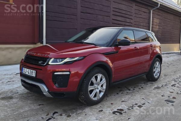 Red Land Rover Range Rover Evoque 2016 in Jelgava, with an engine capacity of 2.00 L and mileage of 0 thousand km for 12990 €, photo 1 on AUTOMOTO.COM.LV