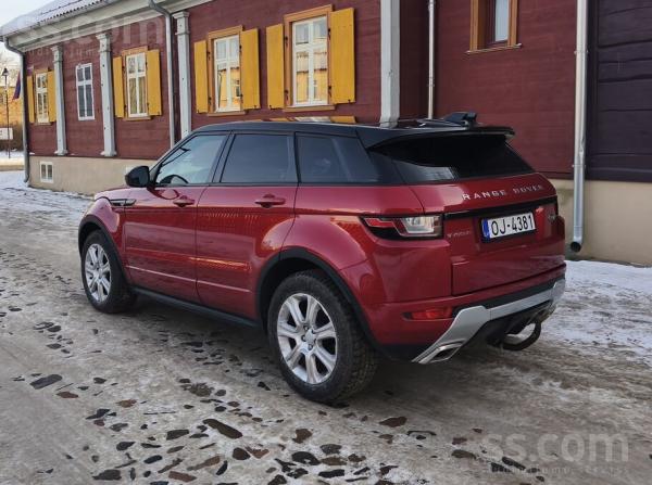 Red Land Rover Range Rover Evoque 2016 in Jelgava, with an engine capacity of 2.00 L and mileage of 0 thousand km for 12990 €, photo 2 on AUTOMOTO.COM.LV