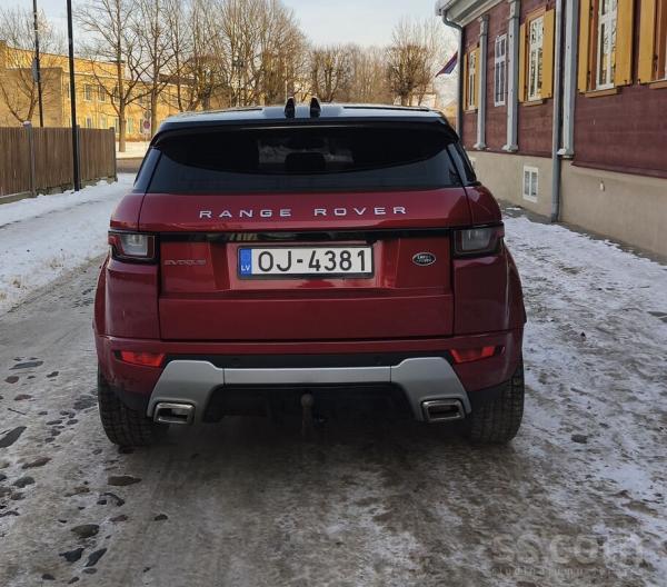 Red Land Rover Range Rover Evoque 2016 in Jelgava, with an engine capacity of 2.00 L and mileage of 0 thousand km for 12990 €, photo 6 on AUTOMOTO.COM.LV