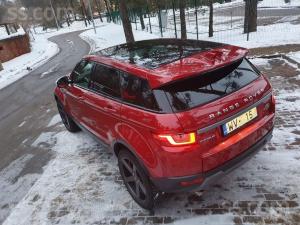 Sarkans Land Rover Range Rover Evoque 2016 Rīga, ar dzinēja tilpumu 2.00 L un nobraukumu 219 tūkst. km par 14500 €, foto 5 vietnē AUTOMOTO.COM.LV