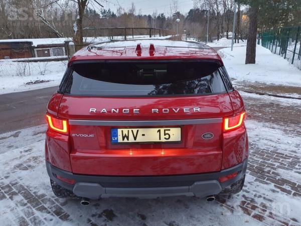 Sarkans Land Rover Range Rover Evoque 2016 Rīga, ar dzinēja tilpumu 2.00 L un nobraukumu 219 tūkst. km par 14500 €, foto 6 vietnē AUTOMOTO.COM.LV