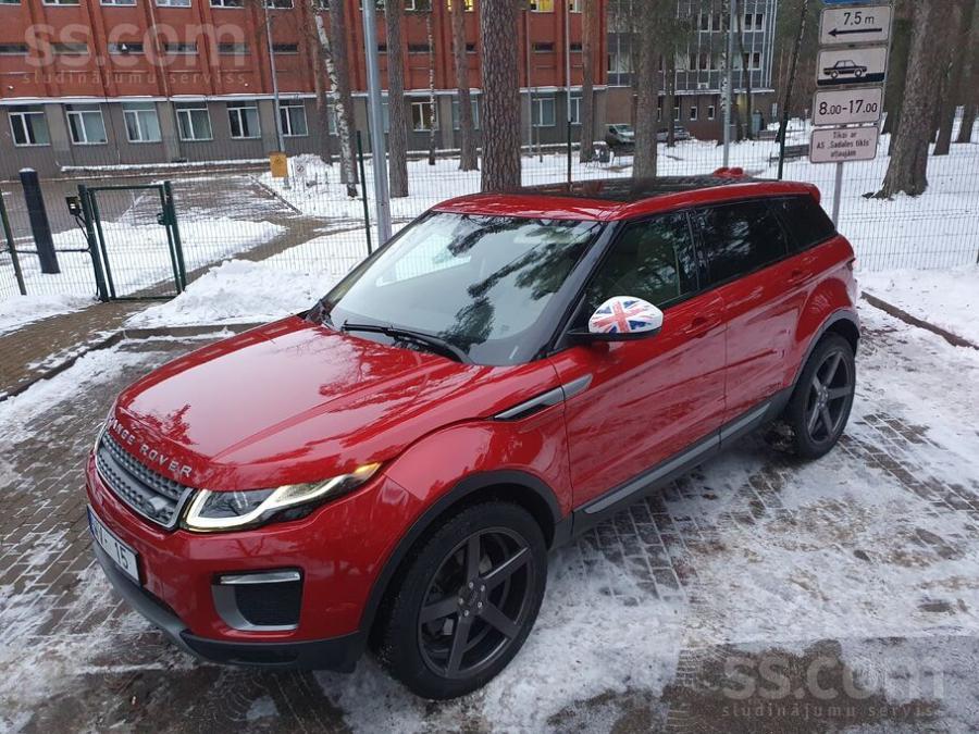 Sarkans Land Rover Range Rover Evoque 2016 Rīga, ar dzinēja tilpumu 2.00 L un nobraukumu 219 tūkst. km par 14500 €, foto 9 vietnē AUTOMOTO.COM.LV
