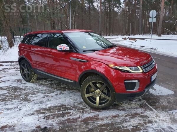 Red Land Rover Range Rover Evoque 2016 in Riga, with an engine capacity of 2.00 L and mileage of 219 thousand km for 14500 €, photo 3 on AUTOMOTO.COM.LV