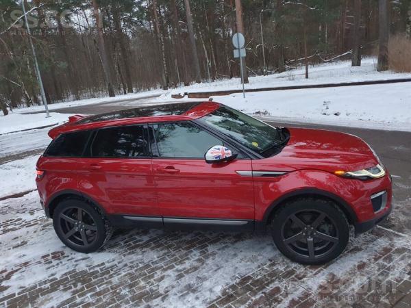 Red Land Rover Range Rover Evoque 2016 in Riga, with an engine capacity of 2.00 L and mileage of 219 thousand km for 14500 €, photo 7 on AUTOMOTO.COM.LV