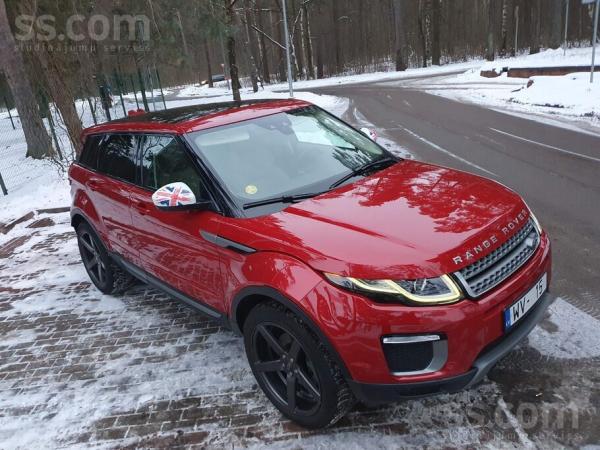 Red Land Rover Range Rover Evoque 2016 in Riga, with an engine capacity of 2.00 L and mileage of 219 thousand km for 14500 €, photo 10 on AUTOMOTO.COM.LV