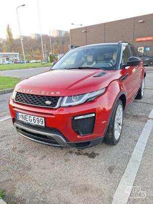 Sarkans Land Rover Range Rover Evoque 2016 Jonava, ar dzinēja tilpumu 2.00 L un nobraukumu 232 tūkst. km par 11000 €, foto 3 vietnē AUTOMOTO.COM.LV