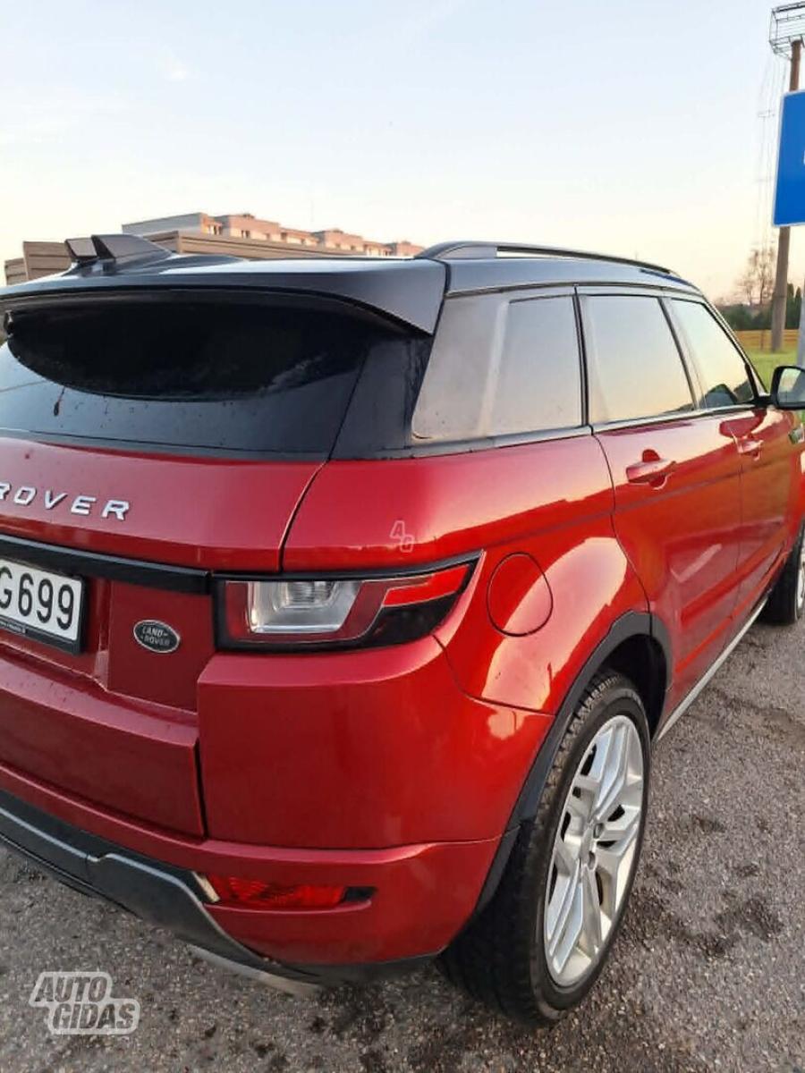 Sarkans Land Rover Range Rover Evoque 2016 Jonava, ar dzinēja tilpumu 2.00 L un nobraukumu 232 tūkst. km par 11000 €, foto 4 vietnē AUTOMOTO.COM.LV