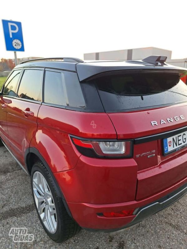 Red Land Rover Range Rover Evoque 2016 in Jonava, with an engine capacity of 2.00 L and mileage of 232 thousand km for 11000 €, photo 4 on AUTOMOTO.COM.LV