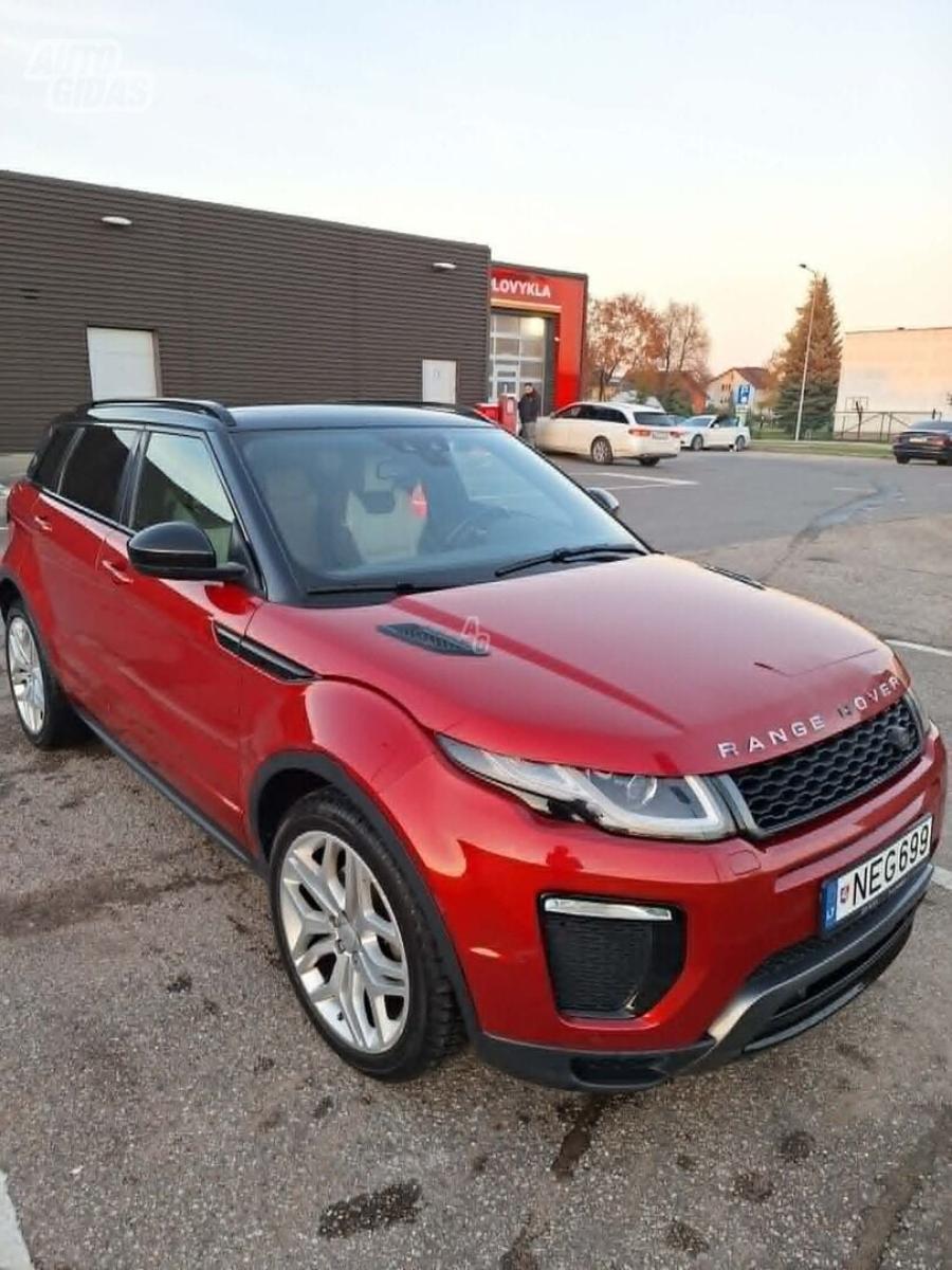 Sarkans Land Rover Range Rover Evoque 2016 Jonava, ar dzinēja tilpumu 2.00 L un nobraukumu 232 tūkst. km par 11000 €, foto 6 vietnē AUTOMOTO.COM.LV