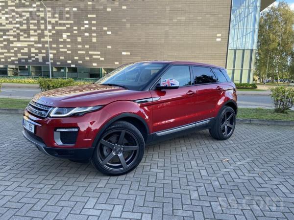 Red Land Rover Range Rover Evoque 2016 in Riga, with an engine capacity of 2.00 L and mileage of 221 thousand km for 13100 €, photo 2 on AUTOMOTO.COM.LV