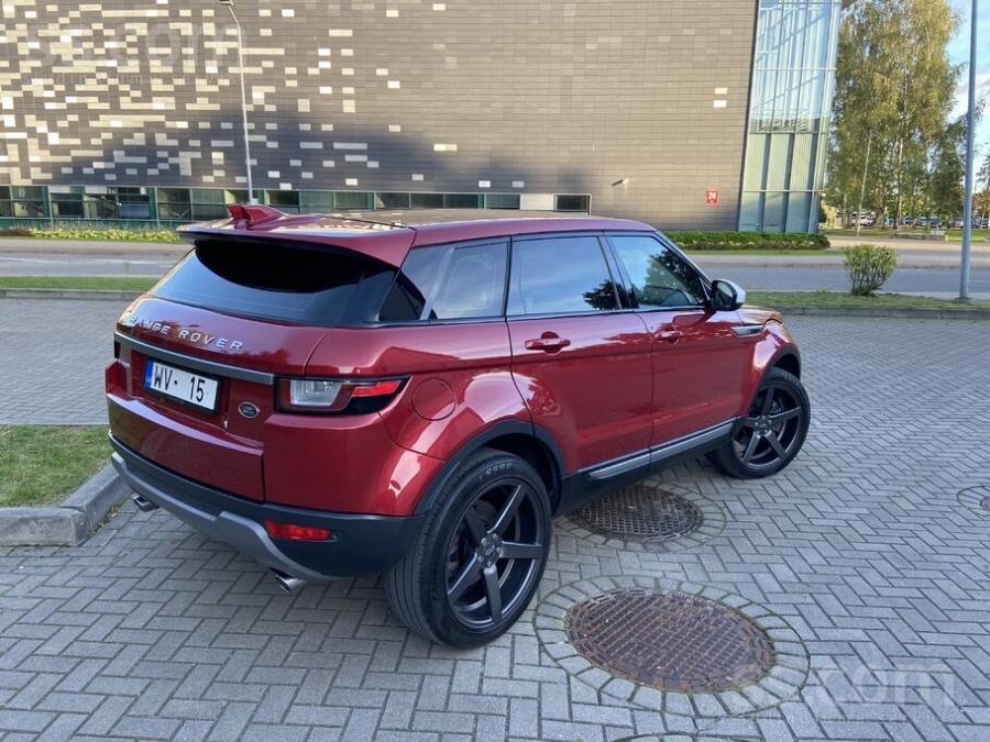 Sarkans Land Rover Range Rover Evoque 2016 Rīga, ar dzinēja tilpumu 2.00 L un nobraukumu 221 tūkst. km par 13100 €, foto 4 vietnē AUTOMOTO.COM.LV