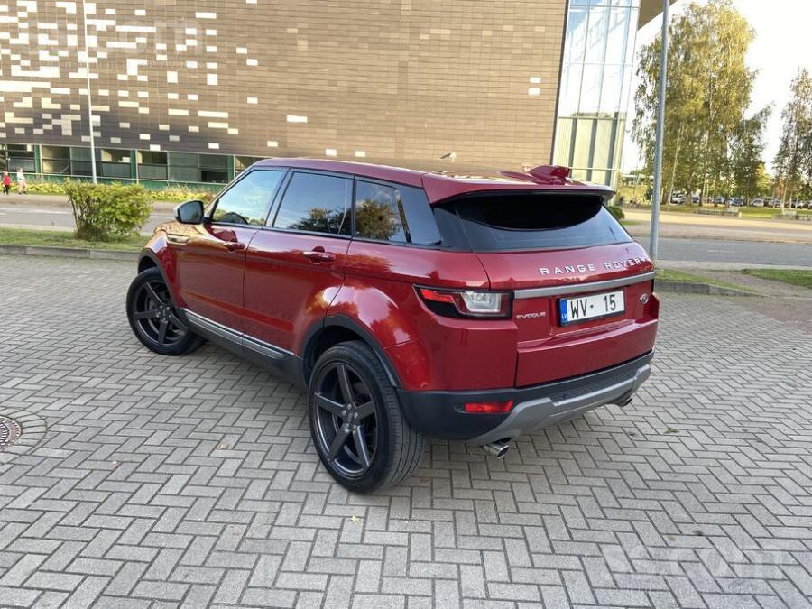 Sarkans Land Rover Range Rover Evoque 2016 Rīga, ar dzinēja tilpumu 2.00 L un nobraukumu 221 tūkst. km par 13100 €, foto 5 vietnē AUTOMOTO.COM.LV