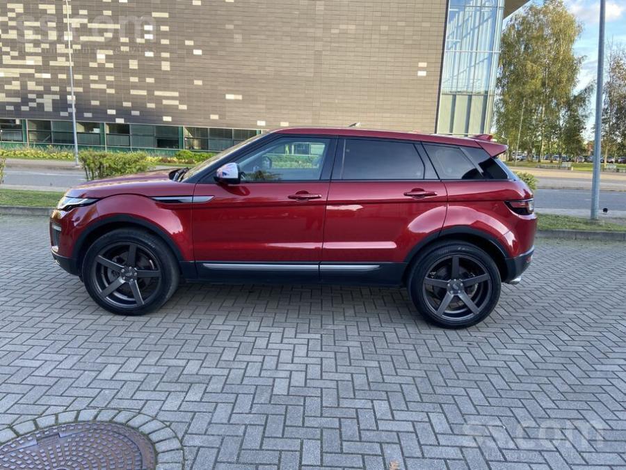 Sarkans Land Rover Range Rover Evoque 2016 Rīga, ar dzinēja tilpumu 2.00 L un nobraukumu 221 tūkst. km par 13100 €, foto 6 vietnē AUTOMOTO.COM.LV