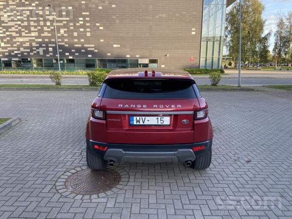 Red Land Rover Range Rover Evoque 2016 in Riga, with an engine capacity of 2.00 L and mileage of 221 thousand km for 13100 €, photo 9 on AUTOMOTO.COM.LV