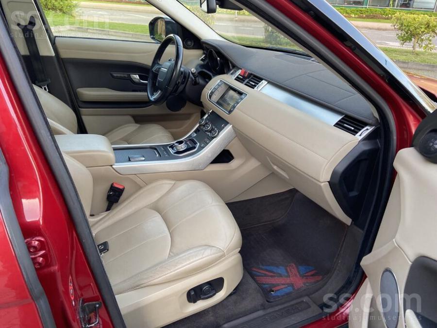 Sarkans Land Rover Range Rover Evoque 2016 Rīga, ar dzinēja tilpumu 2.00 L un nobraukumu 221 tūkst. km par 13100 €, foto 14 vietnē AUTOMOTO.COM.LV